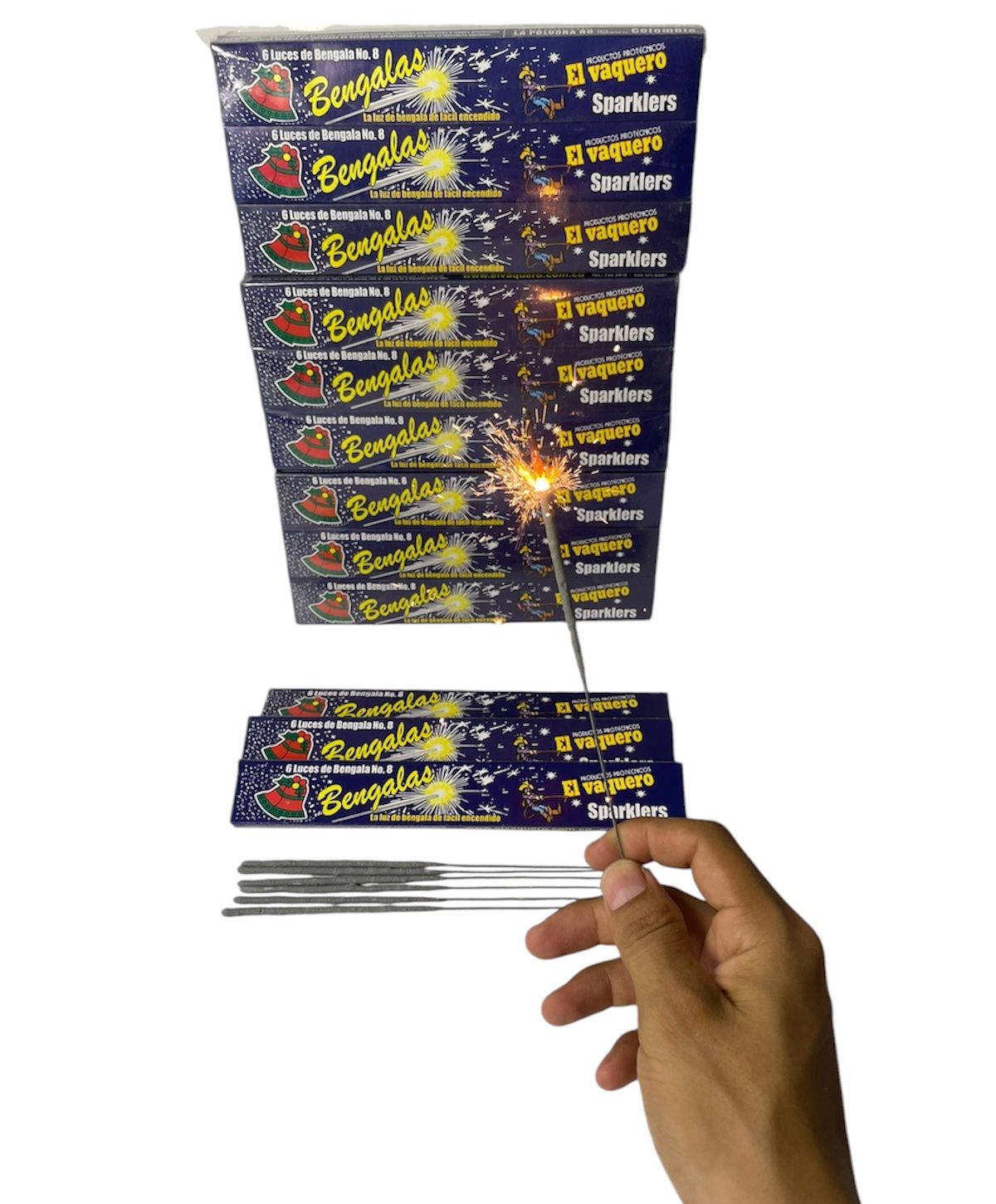 Chispitas Mariposa Caja X 6 Unidades Bengala Mariposa Pólvora Polvora ...