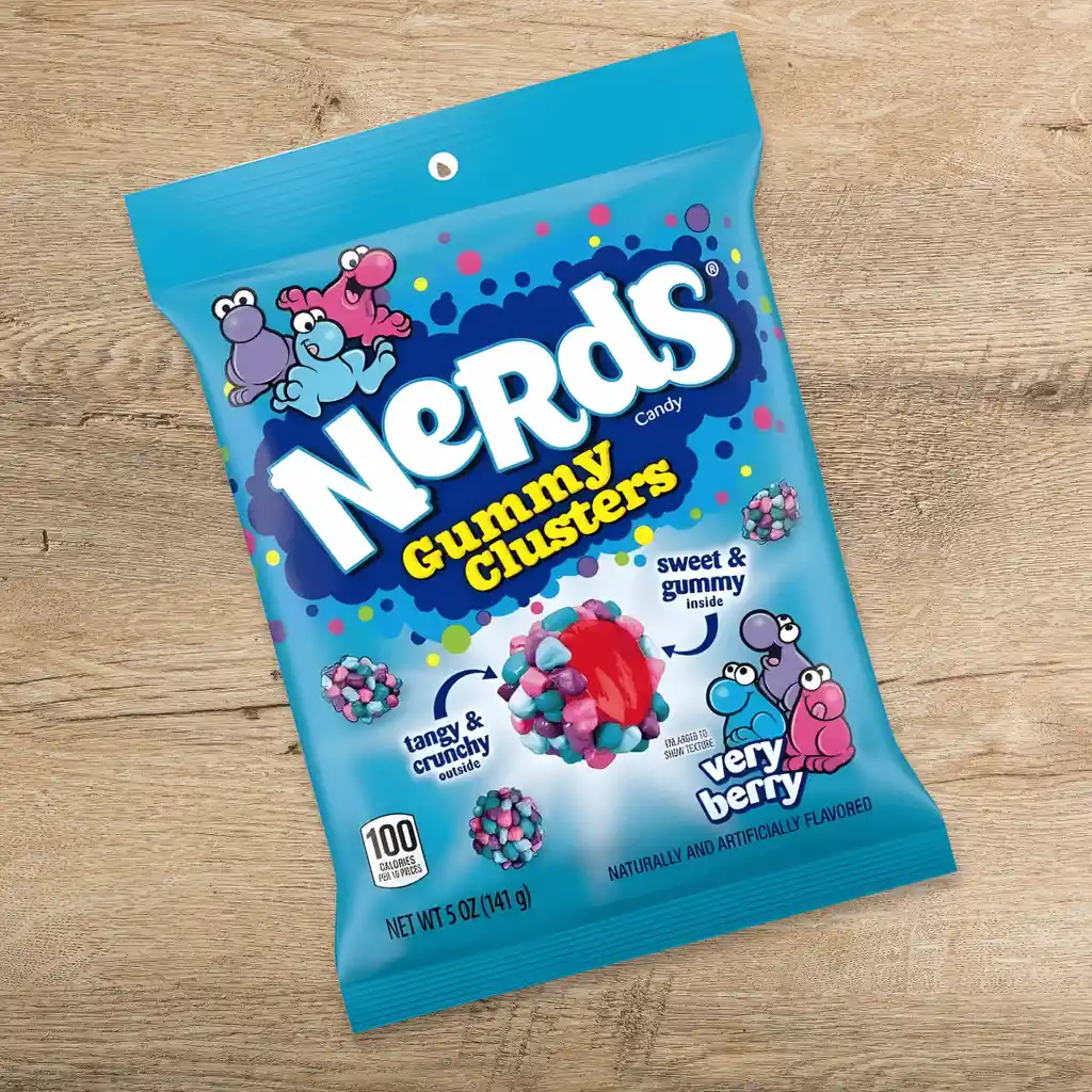 Nerds Gummy Clusters Very Berry 141 G | Dulce Y Crujiente - Rappi