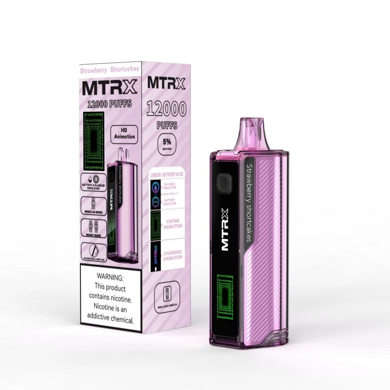 Mtrx 12k Puff Strawberry Shortcakes - Rappi