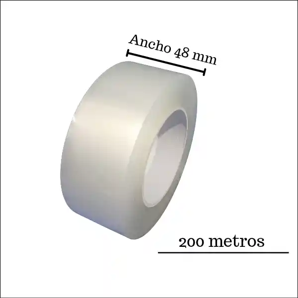Cinta Adhesiva Transparente 48 X 200 - Rappi