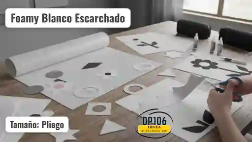 Foami Plateado Escarchado Pliego X 1 Und / Foamy / Fomi Plata desde ...