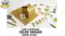 Foami Escarchado Dorado 1/8 X 1 Und desde $ 2.000