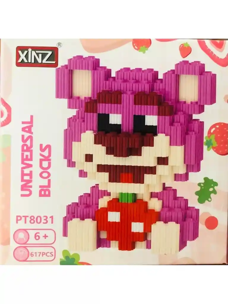 Figura Armable Lotso Toy Story Coleccionable En Bloques Tipo Lego X617 ...