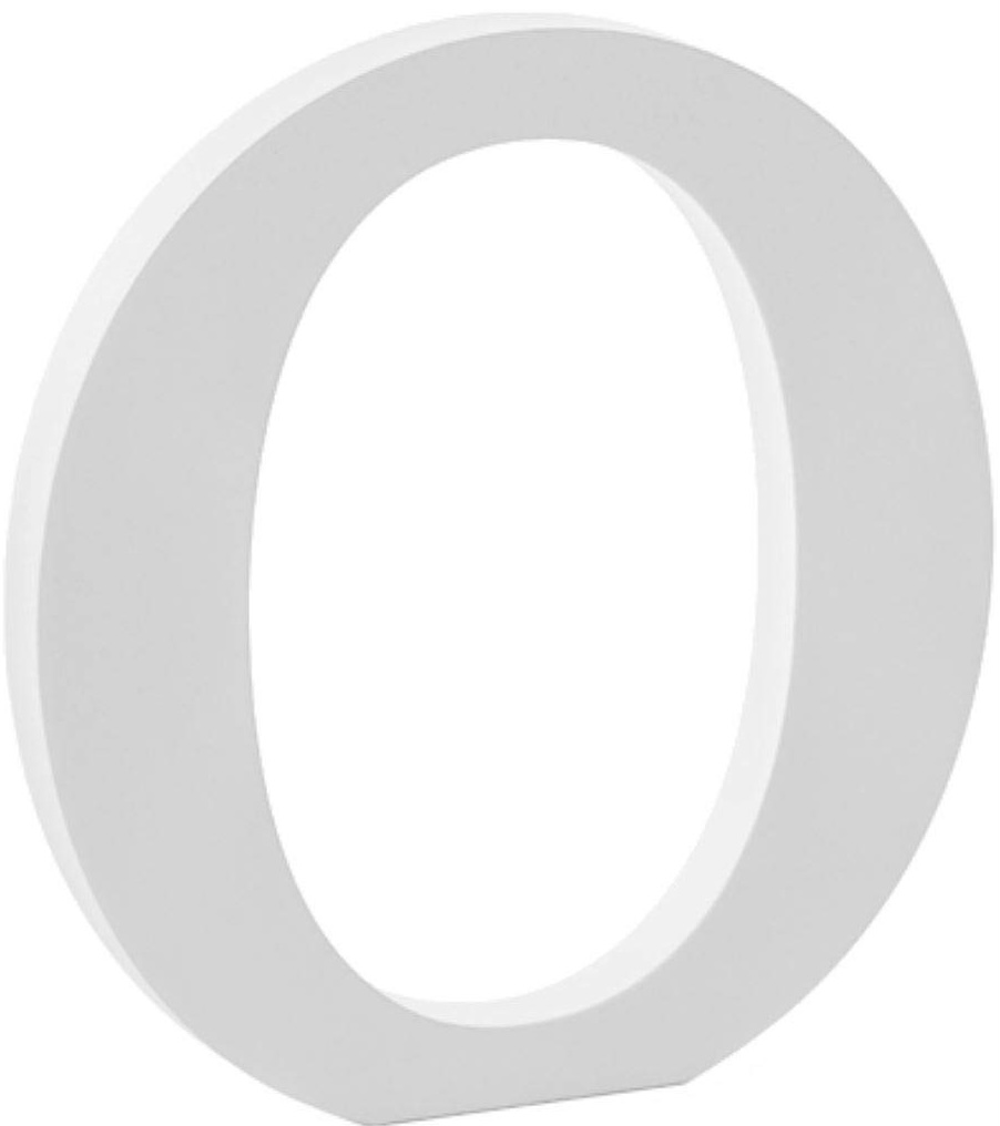 Letra ( O ) En Icopor De (20cm) - Rappi