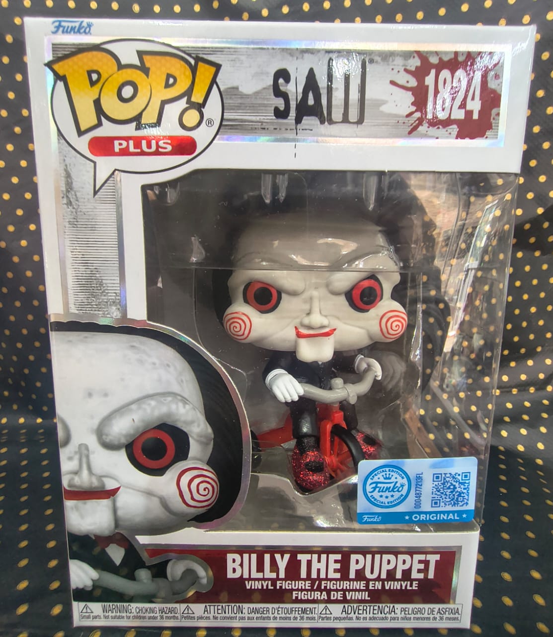 Funko Pop Original Billy The Puppet On Trycicle Saw No. 1824 - Rappi
