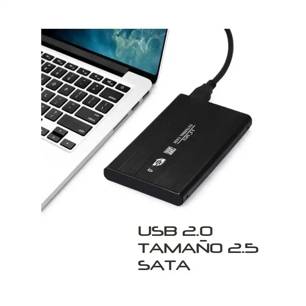 Caja Externa Case Sata Usb 2.0 Disco Duro 2.5 Deluxe - Rappi