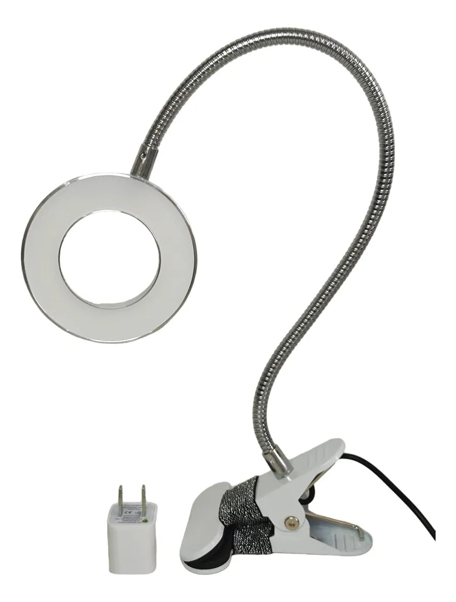 Lampara Aro Led Soporte Pinzas Usb Tatuaje Cejas Manicura - Rappi