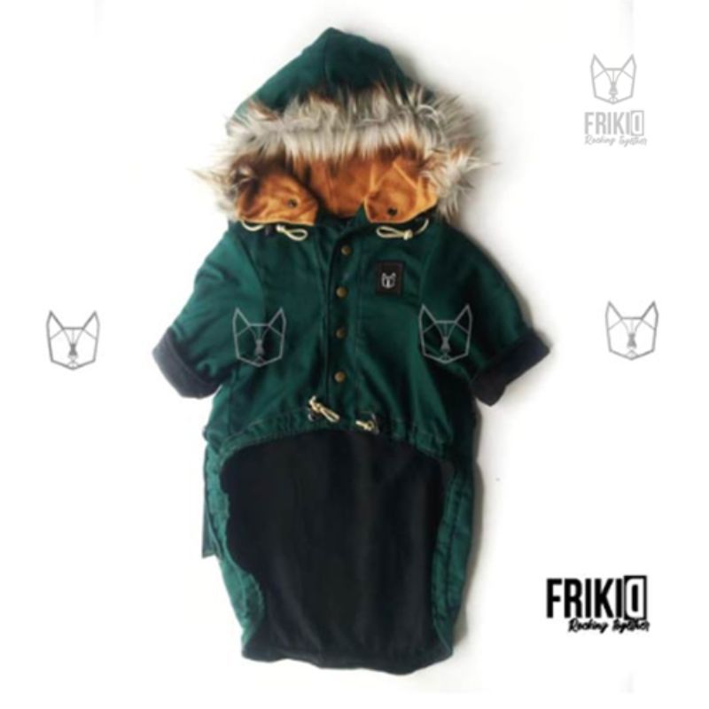 Frikidesign - Parka Verde Frikidpet - L - Rappi