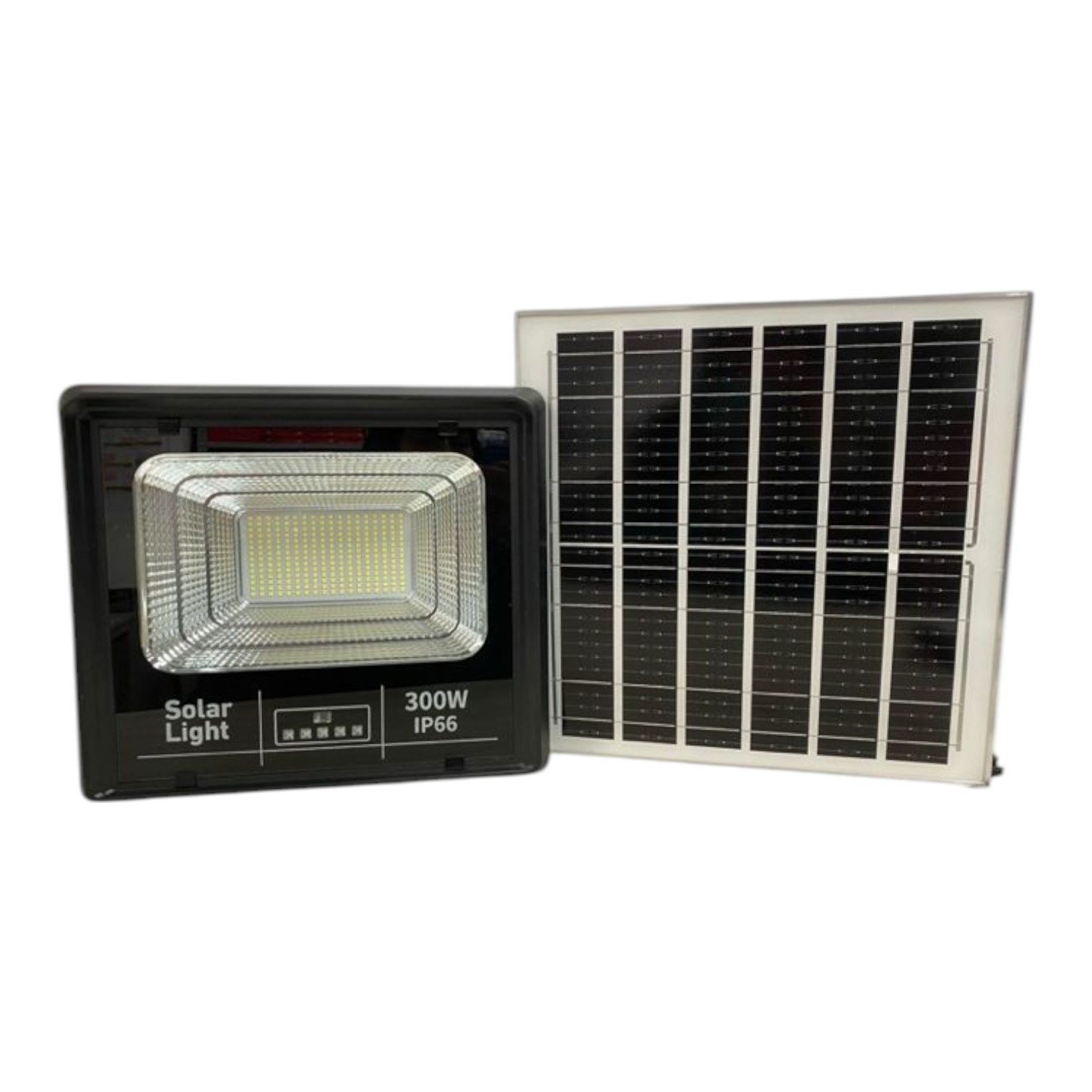 Foco Reflector Solar 300w + Panel Solar + Control - Rappi