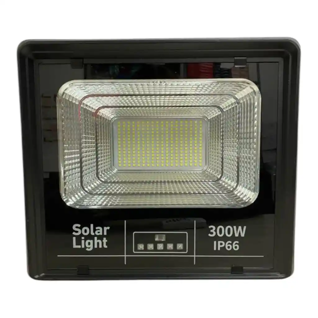 Foco Reflector Solar 300w + Panel Solar + Control - Rappi