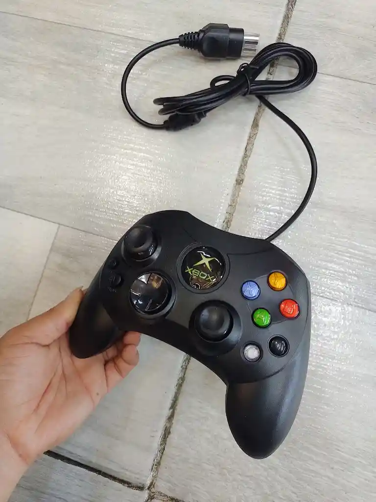 Control Mando Para Xbox Caja Negra Xbox Normal Xbox Clasico Color Negro ...