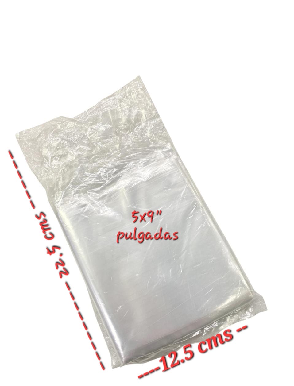 Bolsas 12x22 Cms Tranaparentes Plásticas X 100 Unds Calibre 1 (5x9 ...