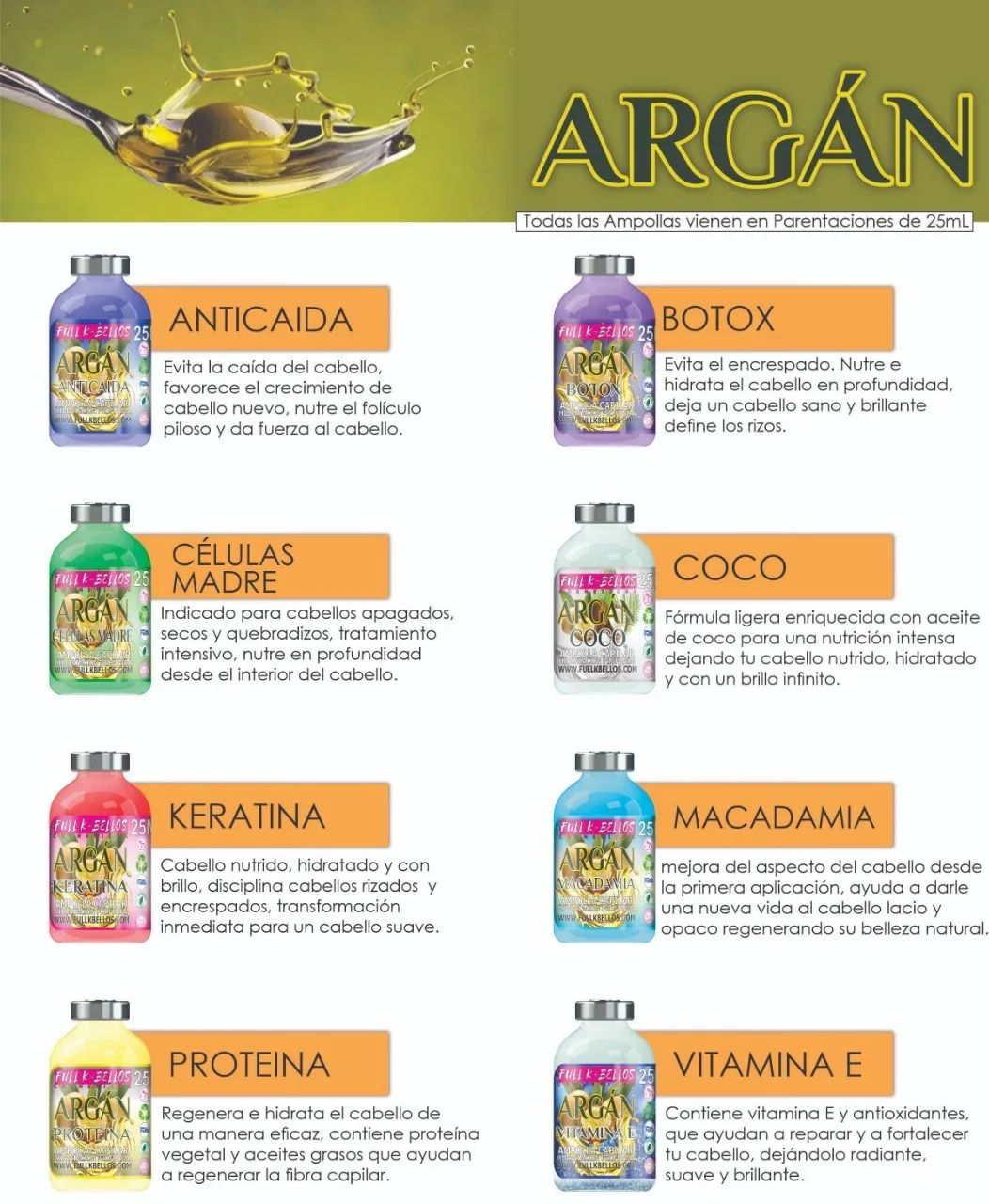 Ampolleta Argan Celulas Madre: - Rappi