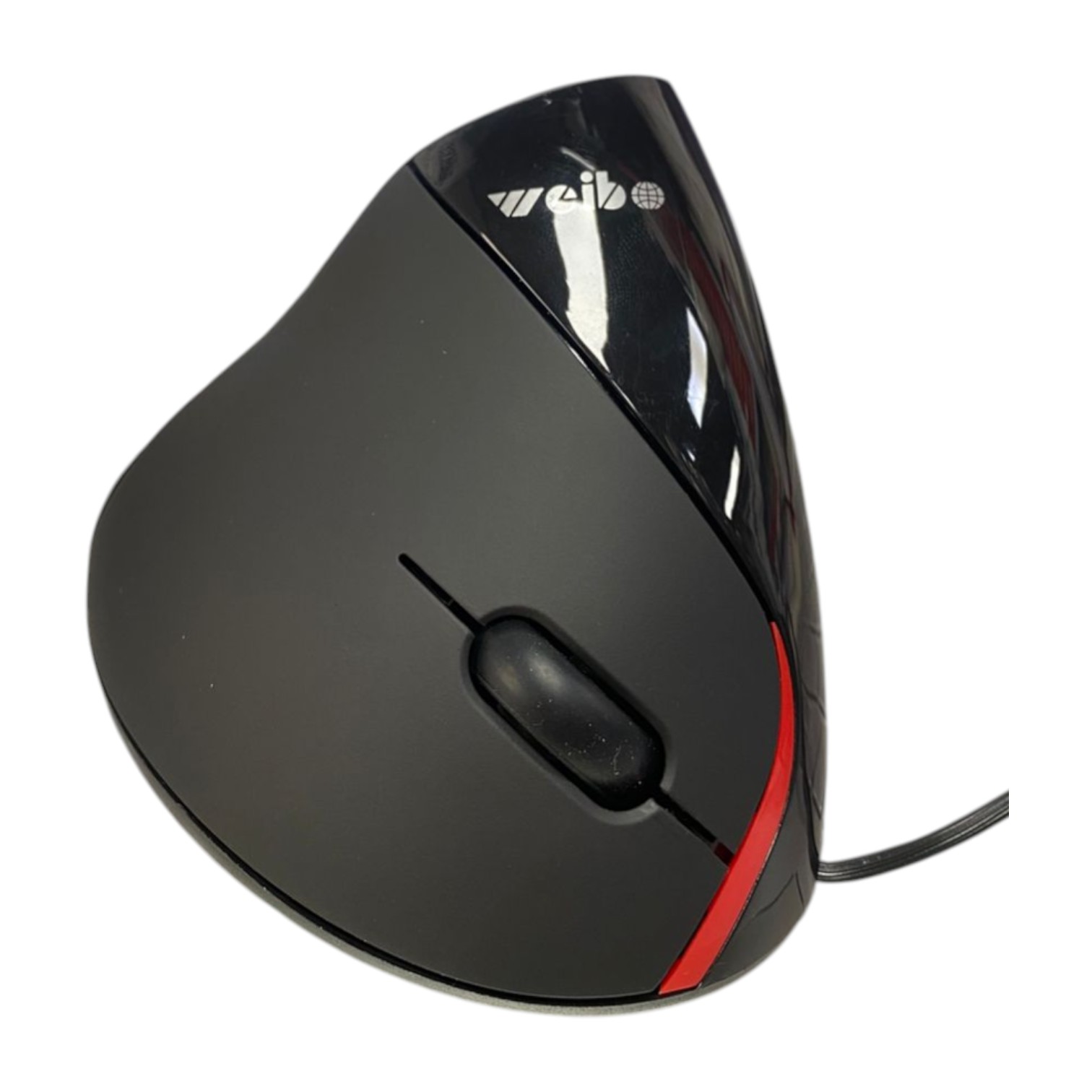Mouse Vertical Cable Usb Alámbrico Ergónomico Weibo Wb-883 Negro - Rappi
