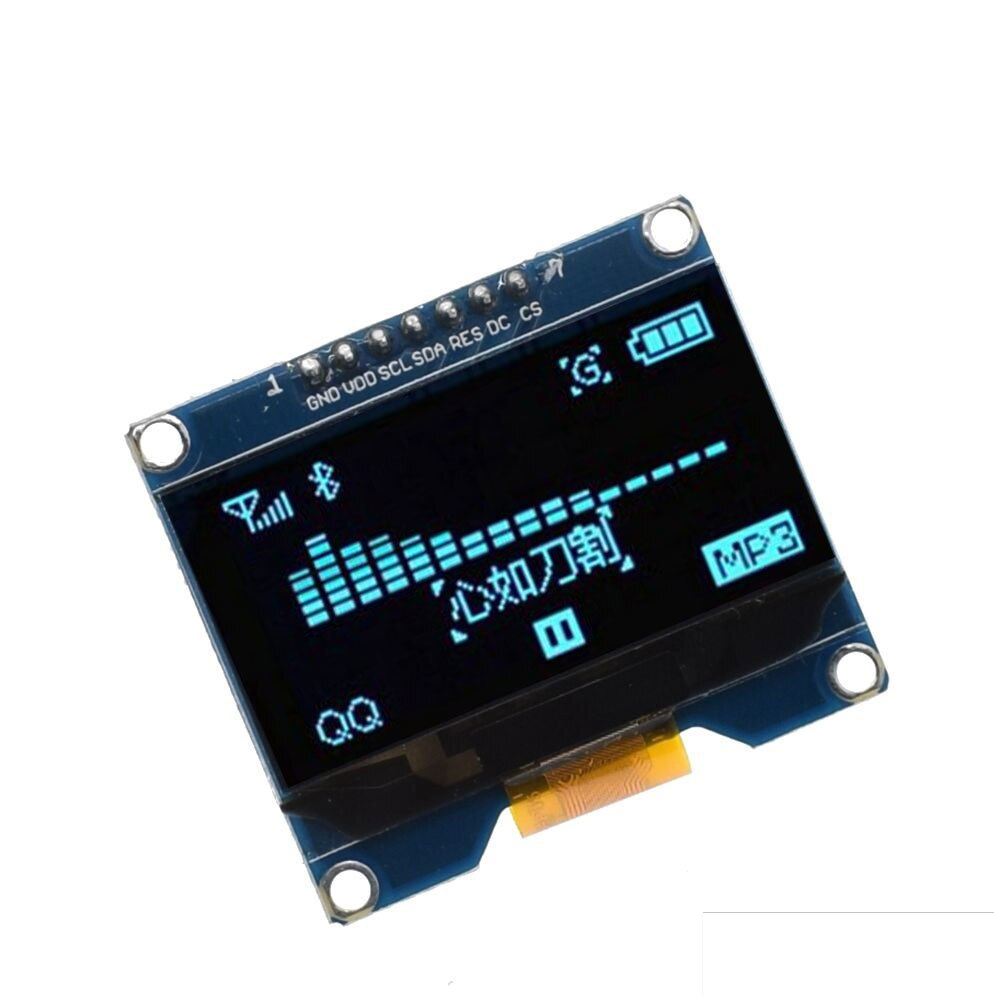 Display Pantalla Ldc Oled 1.54 Pulgadas 128x64 I2c Spi Color Azul - Rappi