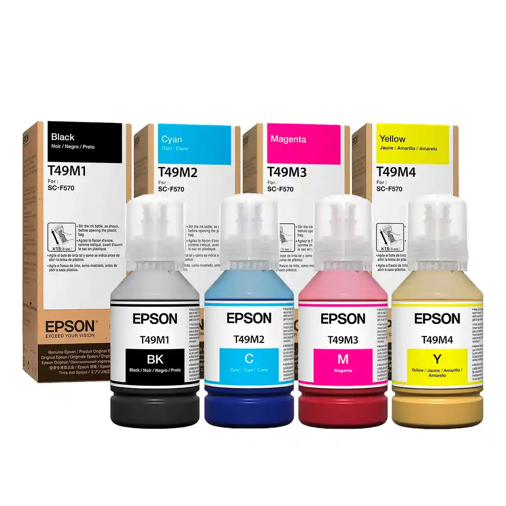 Epson Tinta T49m Para Impresoras Surecolor F170 F570 F571 X4 - Rappi