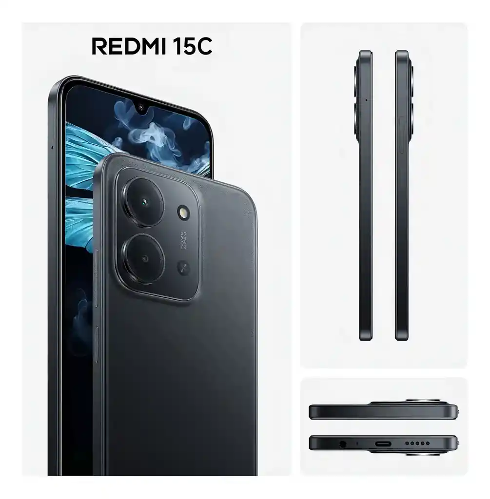 Xiaomi Redmi 15c 4g 256gb/8gb Negro - Rappi