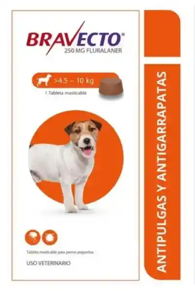 Bravecto Para Perros De 4.5 A 10 Kg 3 Meses - Rappi