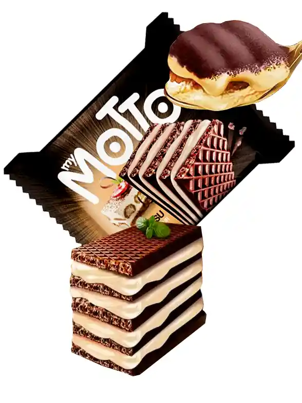 My Motto Galleta Wafer Crispy con Relleno Tiramisú - Rappi