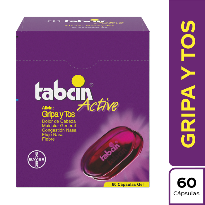 Tabcin Active Liquid Gel Caja x 60 cap - Rappi
