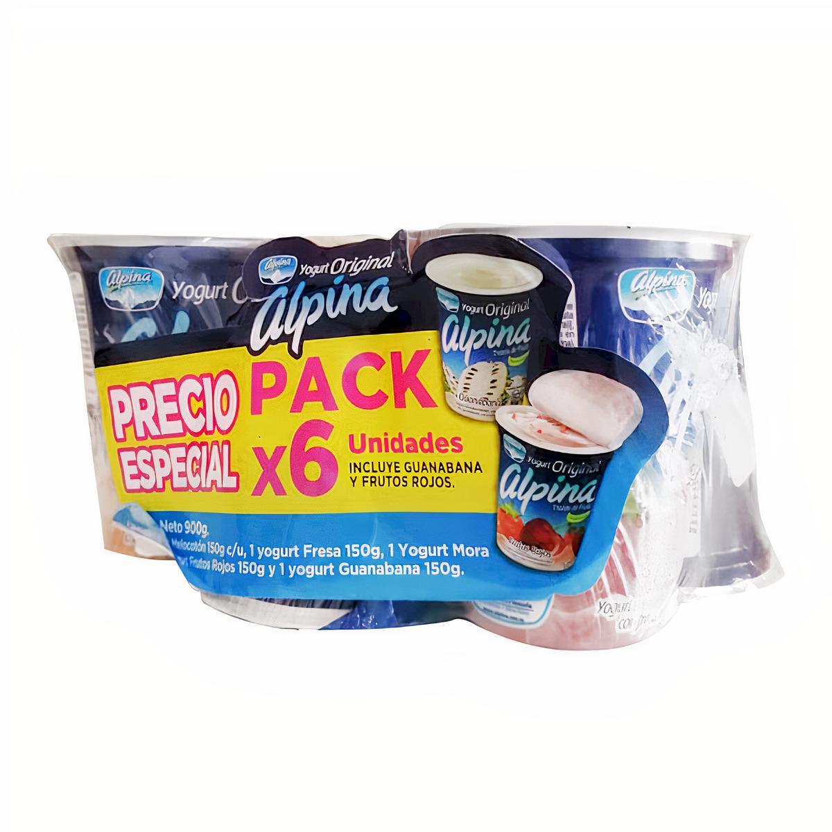Alpina Yogurt Original Sabor Surtido - Rappi