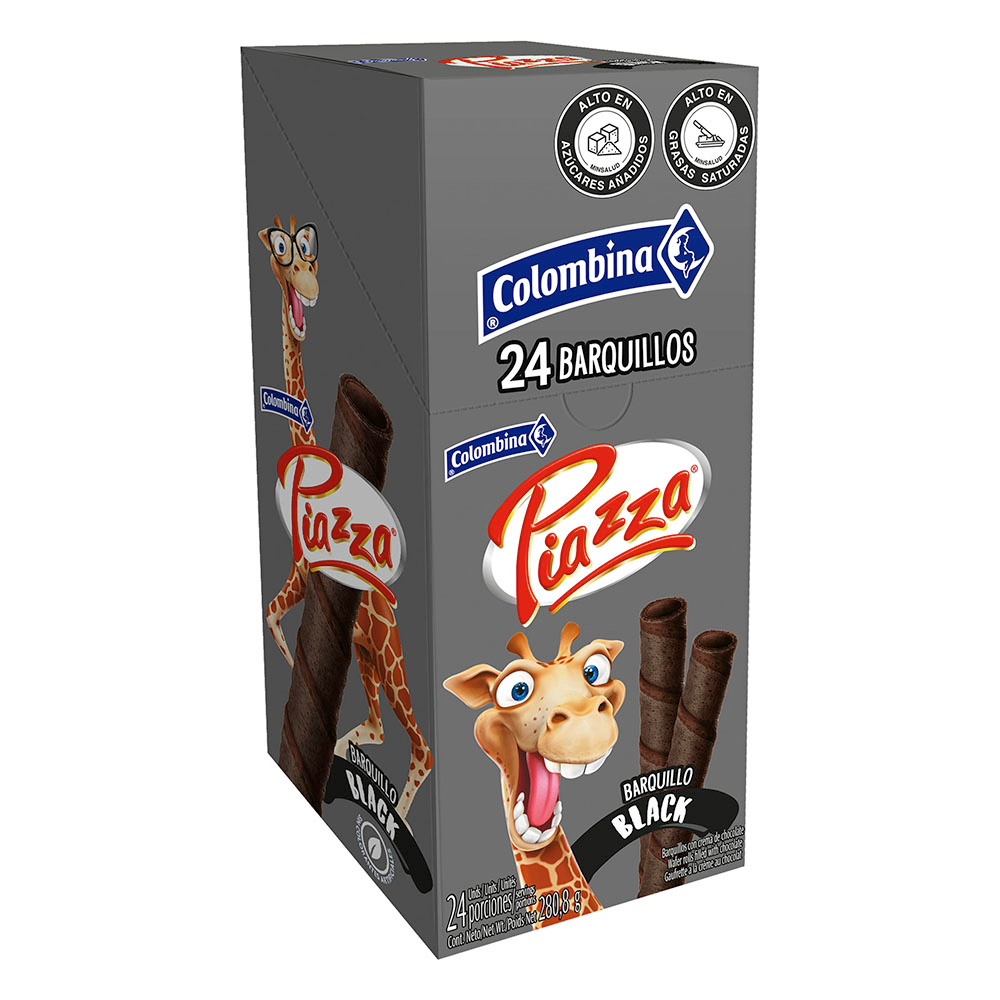 Piazza Barquillos de Chocolate Black - Rappi