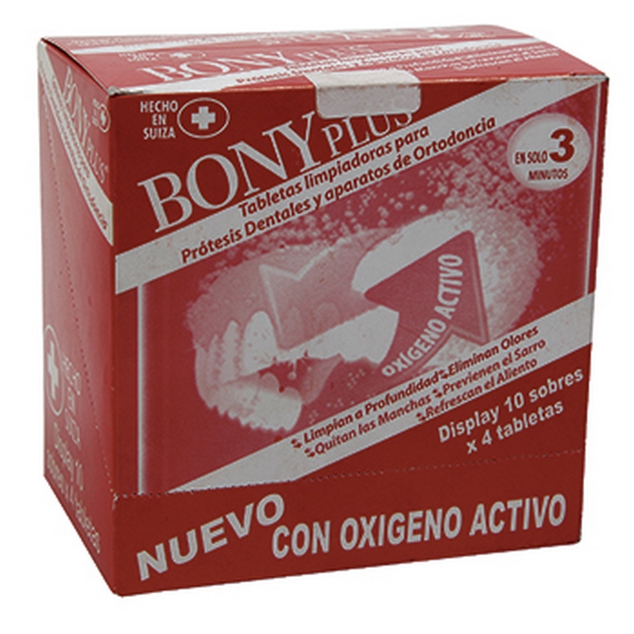Bony Plus Tabletas Limpiadoras Prótesis Dentales y Ortodoncia - Rappi