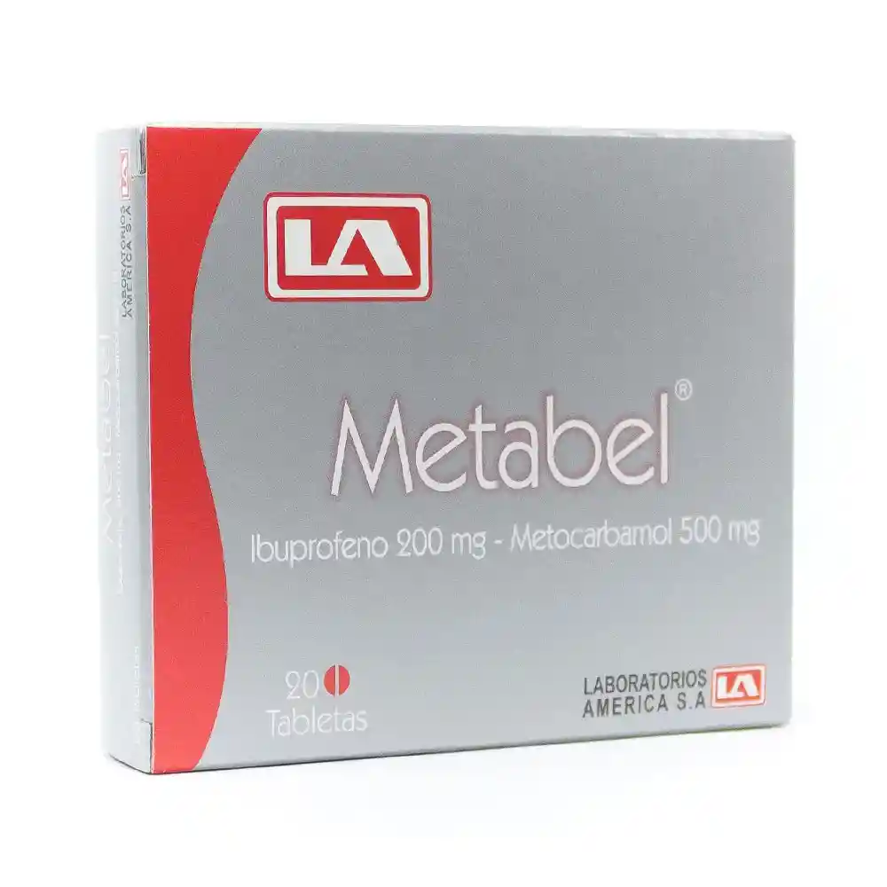 Metabel 500Mg Tabs Caja X 20 Un - Rappi