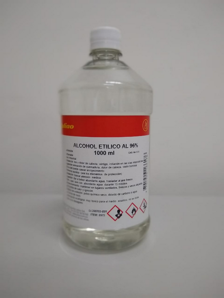Alcohol Etilico X 1000 Cc(Uso Ind) - Rappi
