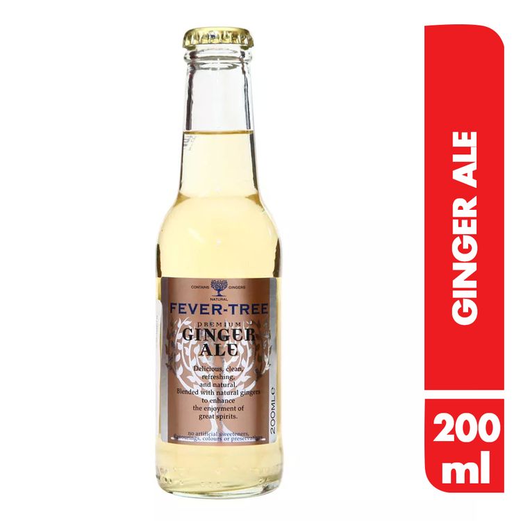 Fever Tree Agua Tónica Ginger Ale - Rappi