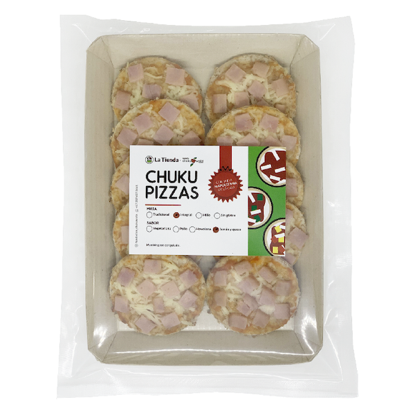 Chuku Pizza Mini Integral Con Jamon y Queso - Rappi