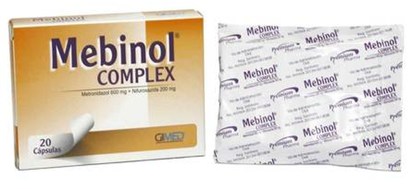 Mebinol Complex 600 Mg+200 Mg Caja X 20 Cápsulas - Rappi