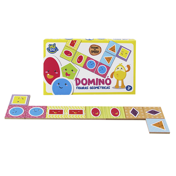 Dominó de Las Figuras Geométricas en Madera - Rappi