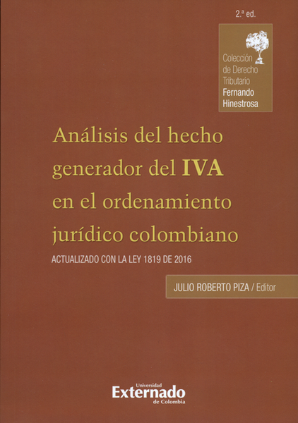 Análisis Del Hecho Generador Del Iva en el Ordenamiento Jurídico - Rappi