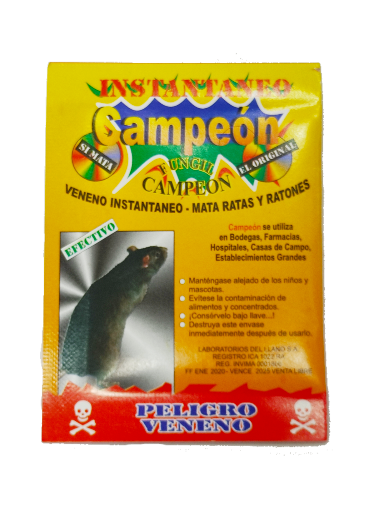 Veneno Ratas. Campeón. 10 gr - Rappi