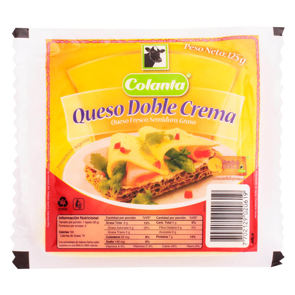 Colanta Queso Doble Crema - Rappi