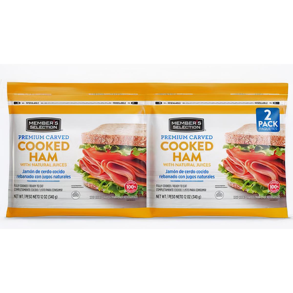 Member's Selection Jamón de Cerdo Cocido Rebanado desde $ 42.500