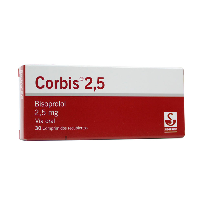Corbis (2.5 mg) Precio - Rappi