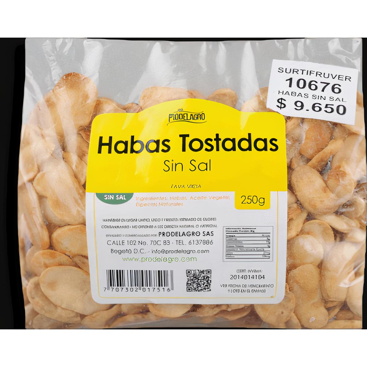Prodelagro Habas Tostadas sin Sal - Rappi