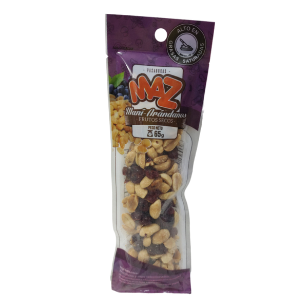 Maz Snack Fruto Seco Maní Con Arándanos - Rappi