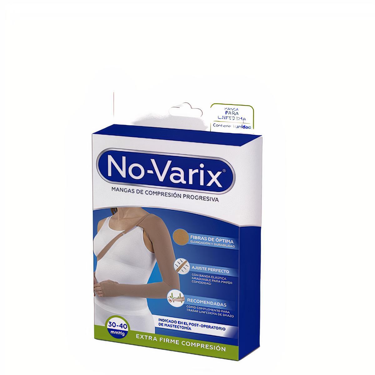 No-Varix Manga Linfedema Completa 30-40 mm/hg Beige M - Rappi
