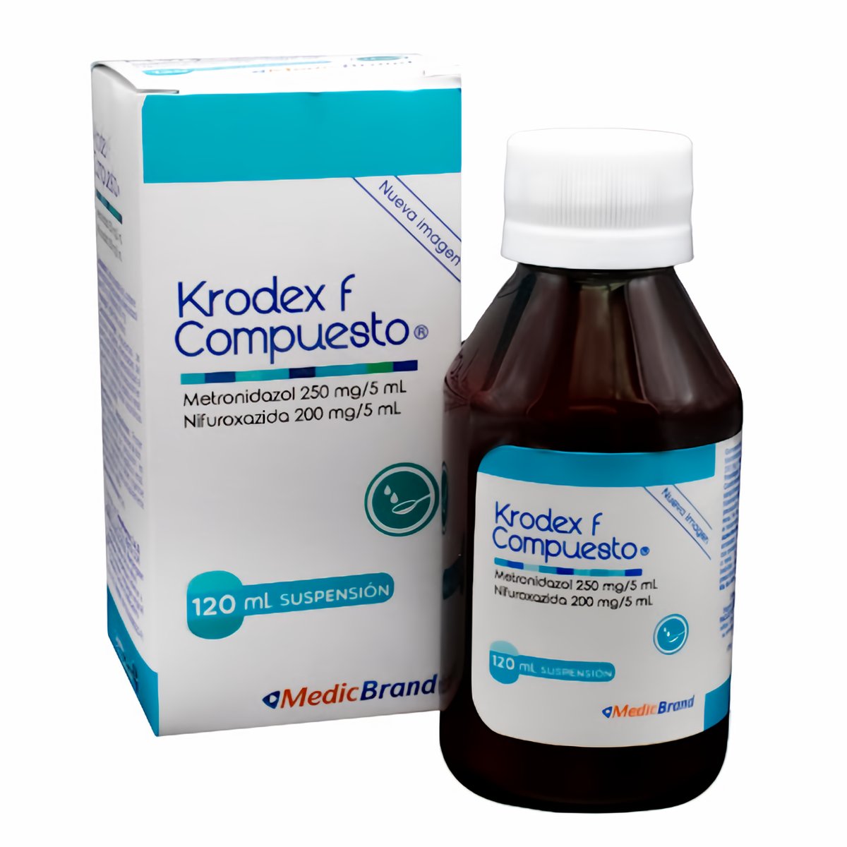 Krodex F Compuesto Suspensión (250 mg/ 200 mg) 120 mL - Rappi