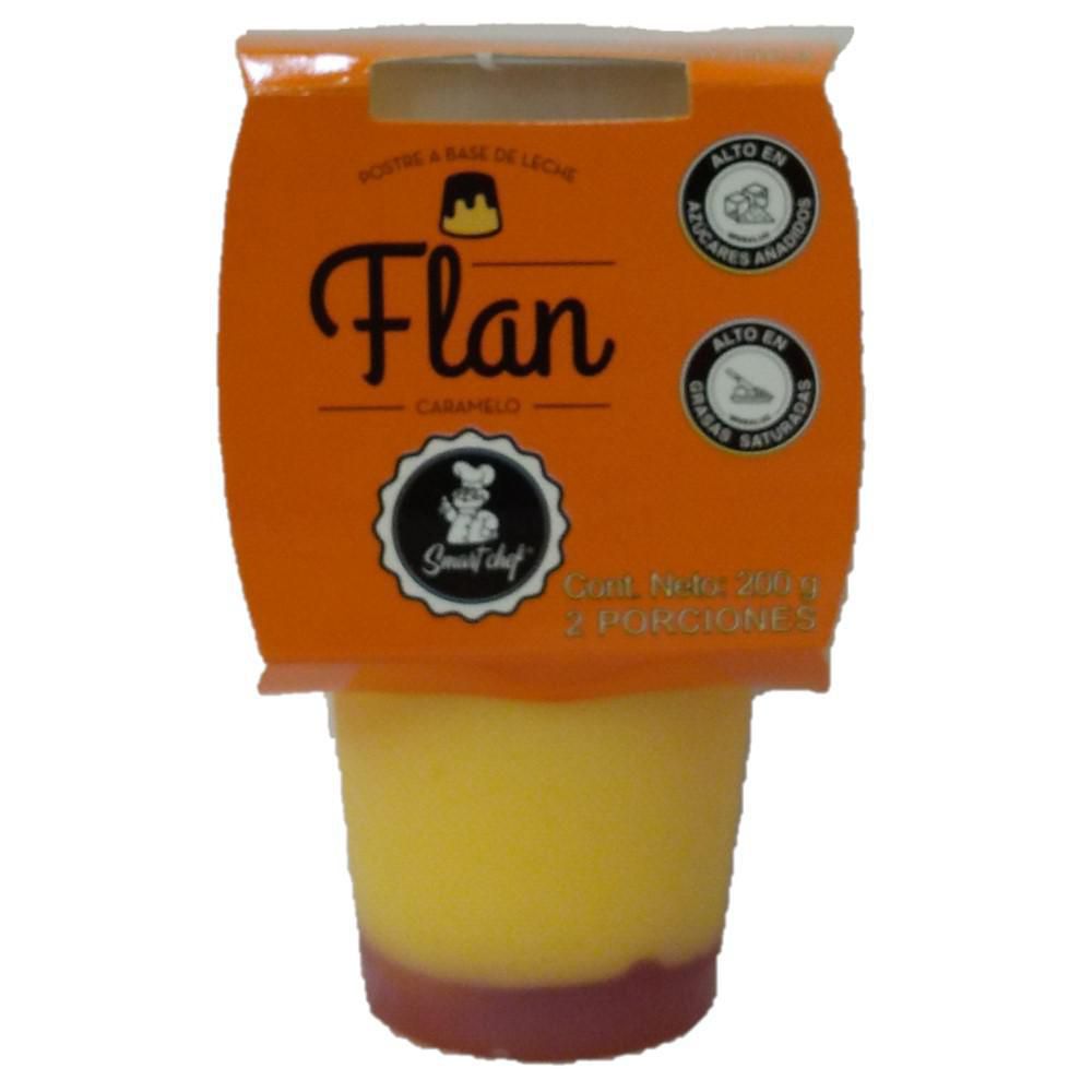 Postre Smart Chef Flan Sabor a Caramelo por 2 unds - Rappi