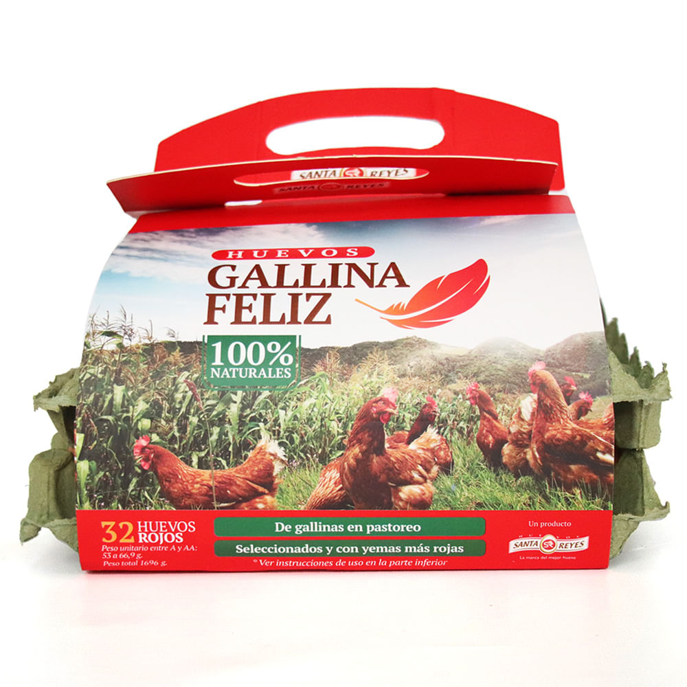 Santa Reyes Huevos Gallina Feliz Rojos desde $ 36.900