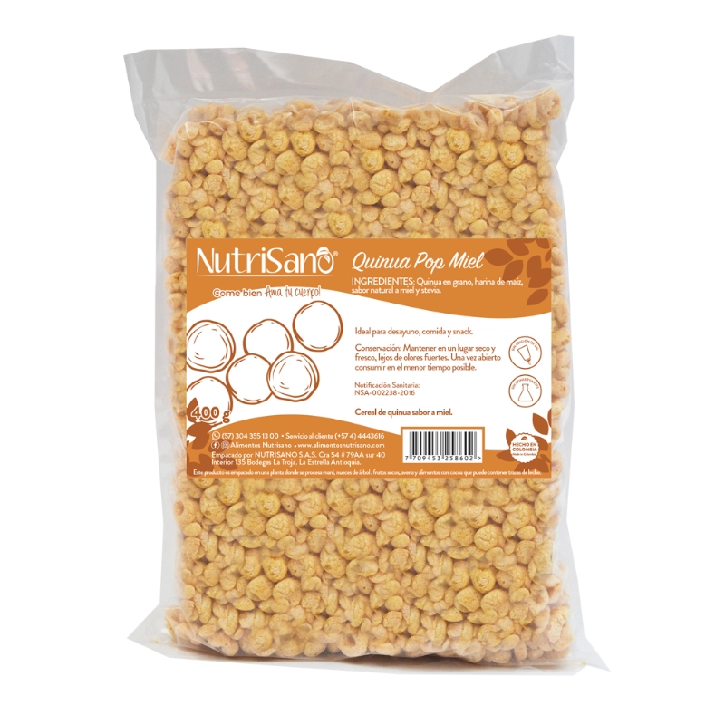 Nutrisano Cereal de Quinua Sabor a Miel - Rappi
