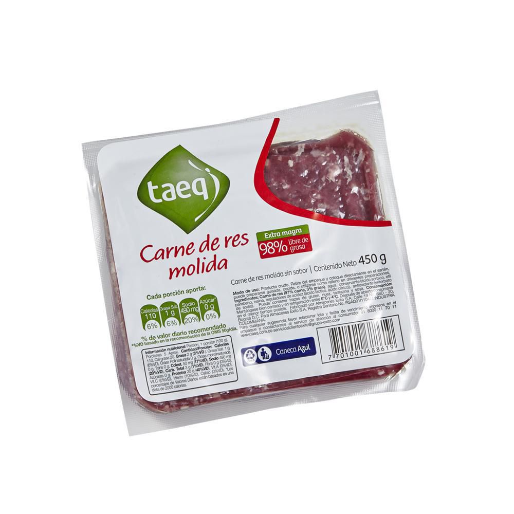 Taeq Carne de Res Molida Extra Magra desde $ 16.900