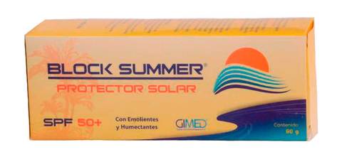 Protector Solar Block Summer Spf 50 Tubo - Rappi