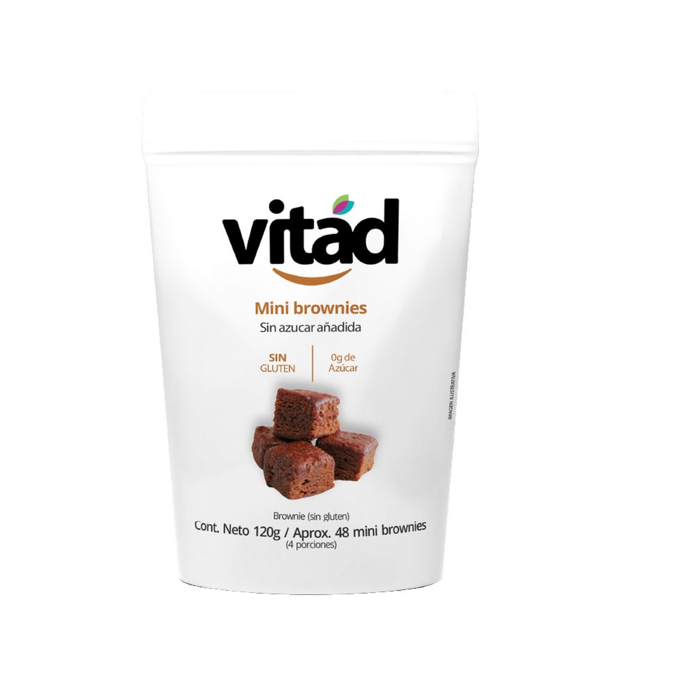Vitad Brownie Mini Sin Azúcar Precio - Rappi