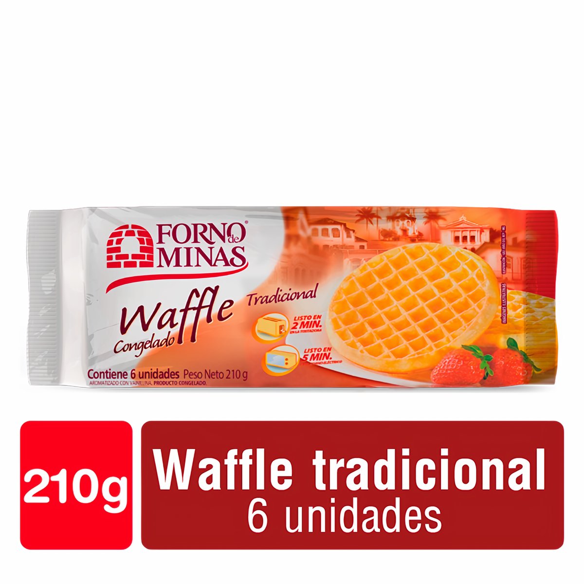 Forno de Minas Waffle Tradicional Congelado - Rappi