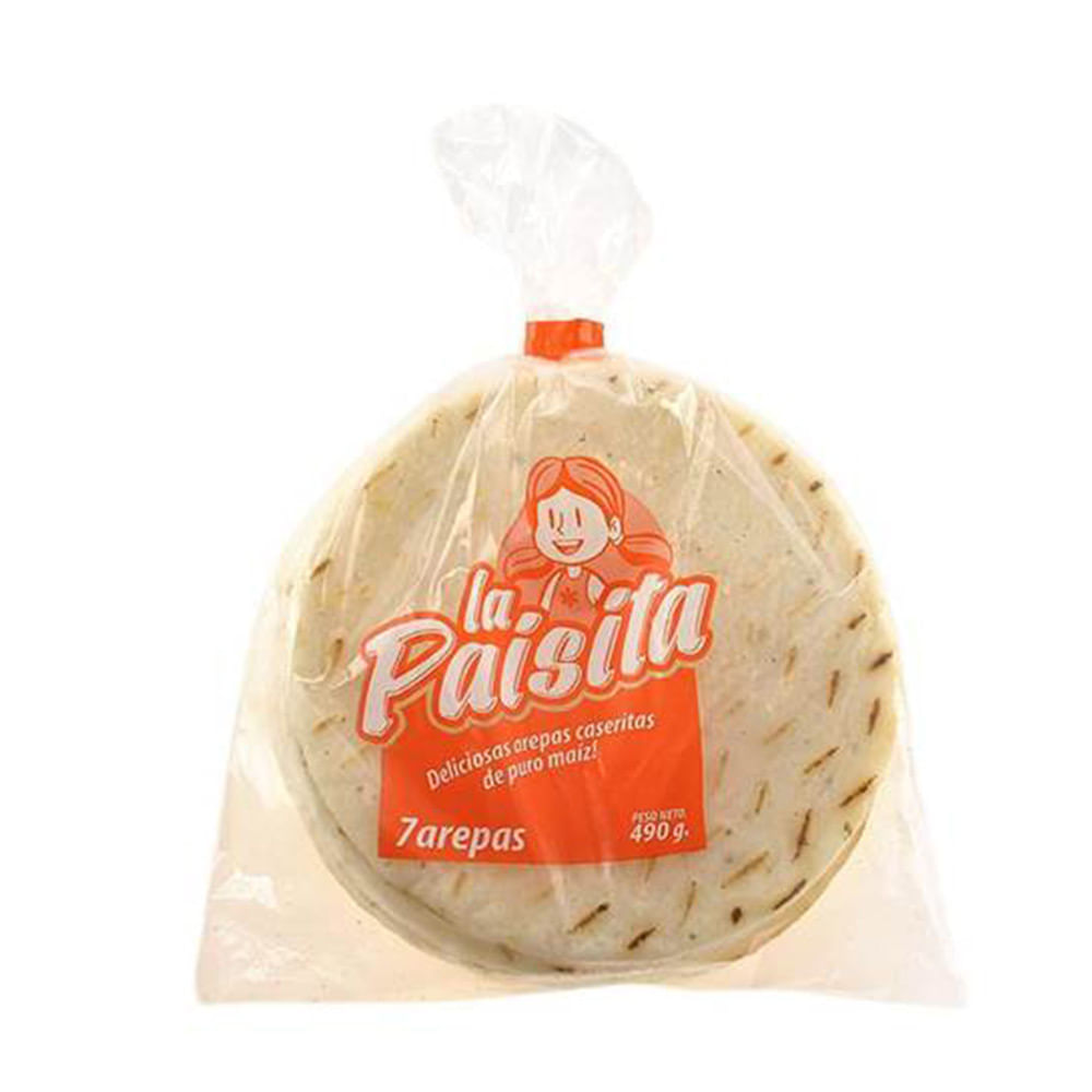 La Paisita Arepa Casera de Maíz - Rappi